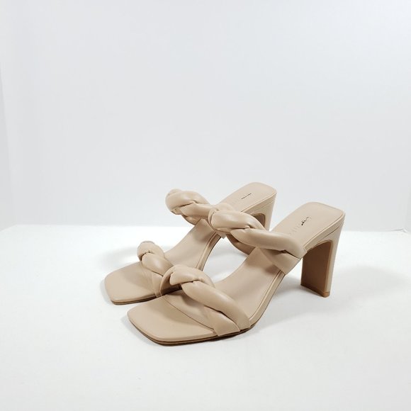Open Edit | Shoes | Open Edit Remmy Twist Sandal Beige | Poshmark